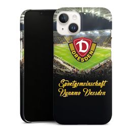 DeinDesign iPhone 14 Handy Premium Case Smartphone Handyh&uuml;lle Schutzh&uuml;lle matt Sg Dynamo Dresden Sgd Official Licensed Product Premium Case