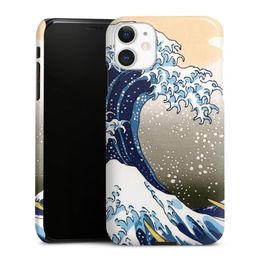 DeinDesign iPhone 11 Handy Premium Case Smartphone Handyh&uuml;lle Schutzh&uuml;lle gl&auml;nzend Die Gro&szlig;e Welle Vor Kanagawa Katsushika Hokusai Kunst Premium Case