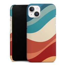 DeinDesign iPhone 14 Handy Premium Case Smartphone Handyh&uuml;lle Schutzh&uuml;lle matt Ombre Wave Colour Premium Case