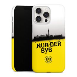 DeinDesign iPhone 15 Pro Max Handy Premium Case Smartphone Handyh&uuml;lle Schutzh&uuml;lle gl&auml;nzend Borussia Dortmund Statement Bvb Premium Case