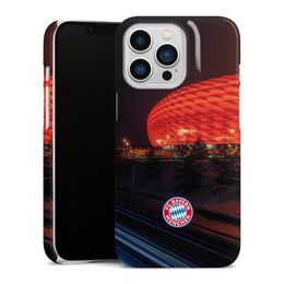 DeinDesign iPhone 13 Pro Handy Premium Case Smartphone Handyh&uuml;lle Schutzh&uuml;lle gl&auml;nzend Fc Bayern M&uuml;nchen Stadium Fcb Premium Case