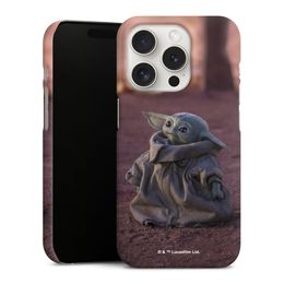 DeinDesign iPhone 15 Pro Handy Premium Case Smartphone Handyh&uuml;lle Schutzh&uuml;lle matt The Child Star Wars Baby Yoda Premium Case