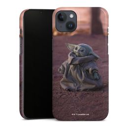 DeinDesign iPhone 14 Plus Handy Premium Case Smartphone Handyh&uuml;lle Schutzh&uuml;lle gl&auml;nzend The Child Star Wars Baby Yoda Premium Case