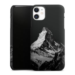 DeinDesign iPhone 11 Handy Premium Case Smartphone Handyh&uuml;lle Schutzh&uuml;lle matt Snow Mountain Mountain Top Premium Case