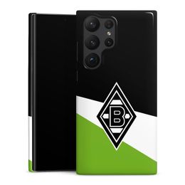 DeinDesign Galaxy S23 Ultra Handy Premium Case Smartphone Handyh&uuml;lle Schutzh&uuml;lle gl&auml;nzend Borussia M&ouml;nchengladbach Official Licensed Product Gladbach Premium 