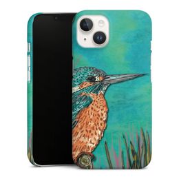 DeinDesign iPhone 14 Handy Premium Case Smartphone Handyh&uuml;lle Schutzh&uuml;lle matt Painting Bird Animals Premium Case