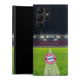DeinDesign Galaxy S23 Ultra Handy Premium Case Smartphone Handyh&uuml;lle Schutzh&uuml;lle matt Stadium Fc Bayern M&uuml;nchen Fcb Premium Case