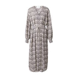 Sisters Point Kleid 'ELBARA' Damen Gr&ouml;&szlig;e 40 grau / wei&szlig; Winterkleid