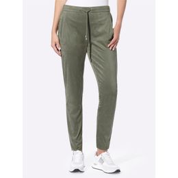Heine Damen Jogg Pants, Gr&uuml;n, Gr. 40, 7/8-Hose, Material: Polyester