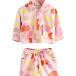 next Set girl Pink size 12-18 mths