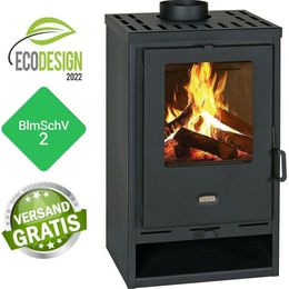 EEK A - Kaminofen mit großer Brennkammer Prity K1 D - 9.5 KW