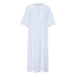 Culture Kleid 'CUBeha' Damen Gr&ouml;&szlig;e 34 hellblau / wei&szlig; Sommerkleid