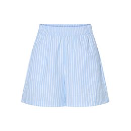 Pieces Shorts 'Aida' Damen Gr&ouml;&szlig;e 36 hellblau / wei&szlig;