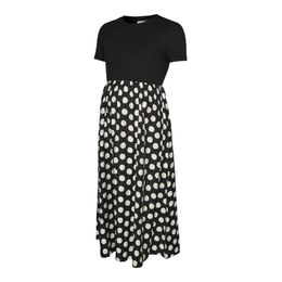 MAMALICIOUS Umstand Kleid 'MLKalia' Damen Gr&ouml;&szlig;e 36 schwarz / wei&szlig; Sommerkleid