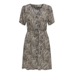 Only Kleid 'ONLEvida' Damen Gr&ouml;&szlig;e 44 beige / braun / schwarz Sommerkleid