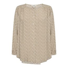 Soaked in Luxury Blouse 'SLArjana Leodora' Damen Gr&ouml;&szlig;e XXL khaki / wei&szlig;