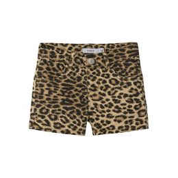 name it Shorts M&auml;dchen Gr&ouml;&szlig;e 116 braun / schwarz