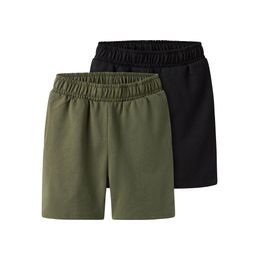 Two Soon Shorts Jungen Gr&ouml;&szlig;e 158 oliv / schwarz
