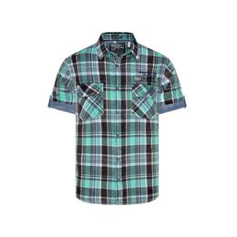 CAMP DAVID Hemd Herren Gr&ouml;&szlig;e XXL mint / jade / schwarz