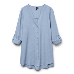 Vero Moda Curve Bluse 'VMMelaney' Damen Gr&ouml;&szlig;e XXL himmelblau