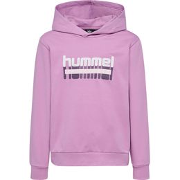 Hummel Sweatshirt 'Tukas' Jungen Gr&ouml;&szlig;e 176 orchidee / brombeer / rosa / wei&szlig;