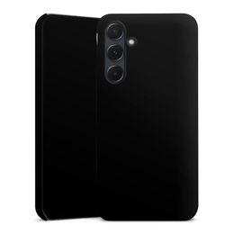 DeinDesign Galaxy A55 5G Handy Premium Case Smartphone Handyh&uuml;lle Schutzh&uuml;lle matt Colour Black Unicoloured Premium Case