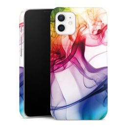 DeinDesign iPhone 12 mini Handy Premium Case Smartphone Handyh&uuml;lle Schutzh&uuml;lle matt Rainbow Colour Water Premium Case