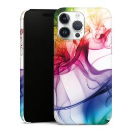 DeinDesign iPhone 14 Pro Max Handy Premium Case Smartphone Handyh&uuml;lle Schutzh&uuml;lle matt Rainbow Colour Water Premium Case