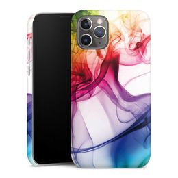 DeinDesign iPhone 12 Pro Handy Premium Case Smartphone Handyh&uuml;lle Schutzh&uuml;lle gl&auml;nzend Rainbow Colour Water Premium Case