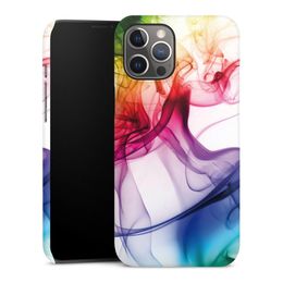 DeinDesign iPhone 12 Pro Max Handy Premium Case Smartphone Handyh&uuml;lle Schutzh&uuml;lle matt Rainbow Colour Water Premium Case