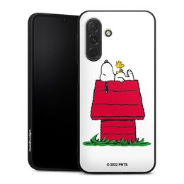 DeinDesign Galaxy A26 Handy Premium Silikon H&uuml;lle Handyh&uuml;lle schwarz Case Snoopy Peanuts Official Licensed Product Silikon Premium Case