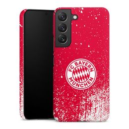 DeinDesign Galaxy S22 Handy Premium Case Smartphone Handyh&uuml;lle Schutzh&uuml;lle matt Fcb Fc Bayern M&uuml;nchen Official Licensed Product Premium Case