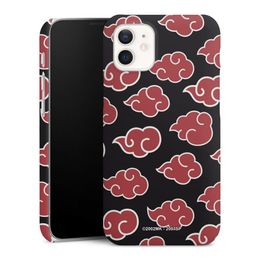 DeinDesign iPhone 12 mini Handy Premium Case Smartphone Handyh&uuml;lle Schutzh&uuml;lle matt Akatsuki Pattern Naruto Shippuden Premium Case