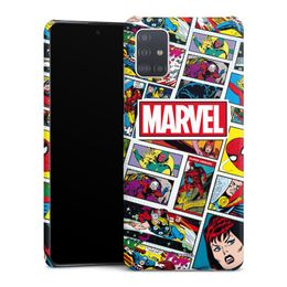 DeinDesign Galaxy A51 Handy Premium Case Smartphone Handyh&uuml;lle Schutzh&uuml;lle gl&auml;nzend Muster Comic Marvel Premium Case