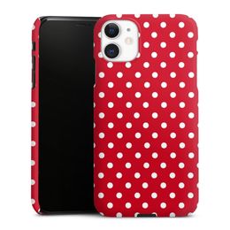 DeinDesign iPhone 11 Handy Premium Case Smartphone Handyh&uuml;lle Schutzh&uuml;lle matt Retro Polka Dots Points Premium Case
