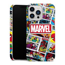 DeinDesign iPhone 13 Pro Handy Premium Case Smartphone Handyh&uuml;lle Schutzh&uuml;lle gl&auml;nzend Muster Comic Marvel Premium Case