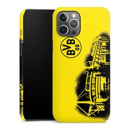 DeinDesign iPhone 12 Pro Max Handy Premium Case Smartphone Handyh&uuml;lle Schutzh&uuml;lle matt Stadium Bvb Borussia Dortmund Premium Case