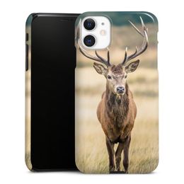 DeinDesign iPhone 11 Handy Premium Case Smartphone Handyh&uuml;lle Schutzh&uuml;lle gl&auml;nzend Forrest Meadow Deer Premium Case