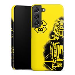 DeinDesign Galaxy S22 Handy Premium Case Smartphone Handyh&uuml;lle Schutzh&uuml;lle gl&auml;nzend Stadium Bvb Borussia Dortmund Premium Case