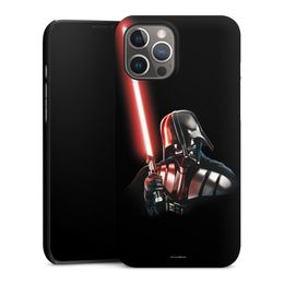 DeinDesign iPhone 12 Pro Max Handy Premium Case Smartphone Handyh&uuml;lle Schutzh&uuml;lle matt Merchandise Darth Vader Star Wars Premium Case