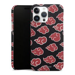 DeinDesign iPhone 14 Pro Max Handy Premium Case Smartphone Handyh&uuml;lle Schutzh&uuml;lle matt Naruto Shippuden Pattern Akatsuki Premium Case