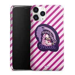 DeinDesign iPhone 11 Pro Handy Premium Case Smartphone Handyh&uuml;lle Schutzh&uuml;lle gl&auml;nzend Alice In Wonderland Disney Grinning Cat Premium Case