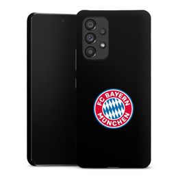DeinDesign Galaxy A53 5G Handy Premium Case Smartphone Handyh&uuml;lle Schutzh&uuml;lle matt Official Licensed Product Fc Bayern M&uuml;nchen Logo Premium Case