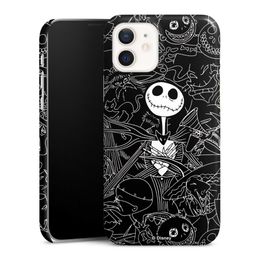 DeinDesign iPhone 12 Handy Premium Case Smartphone Handyh&uuml;lle Schutzh&uuml;lle gl&auml;nzend Disney Nightmare Before Christmas Halloween Premium Case