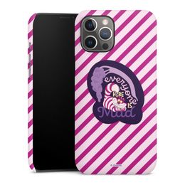 DeinDesign iPhone 12 Pro Max Handy Premium Case Smartphone Handyh&uuml;lle Schutzh&uuml;lle matt Disney Grinning Cat Alice In Wonderland Premium Case