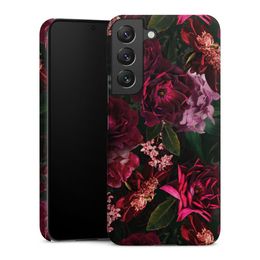 DeinDesign Galaxy S22 Handy Premium Case Smartphone Handyh&uuml;lle Schutzh&uuml;lle matt Flowers Blossom Rose Premium Case