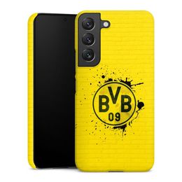 DeinDesign Galaxy S22 Handy Premium Case Smartphone Handyh&uuml;lle Schutzh&uuml;lle matt Official Licensed Product Bvb Borussia Dortmund Premium Case