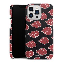 DeinDesign iPhone 13 Pro Handy Premium Case Smartphone Handyh&uuml;lle Schutzh&uuml;lle matt Naruto Shippuden Pattern Akatsuki Premium Case