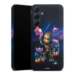 DeinDesign Galaxy A55 5G Handy Premium Case Smartphone Handyh&uuml;lle Schutzh&uuml;lle matt Baby Groot Marvel Guardians Of The Galaxy Premium Case