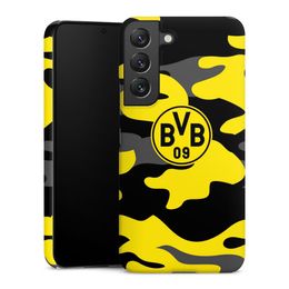 DeinDesign Galaxy S22 Handy Premium Case Smartphone Handyh&uuml;lle Schutzh&uuml;lle matt Borussia Dortmund Merchandise Bvb Premium Case